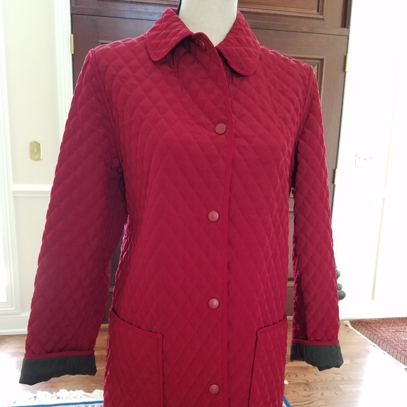 Hilary Radley | Jackets & Coats | Classic Hillary Radley Quilted Coat ...